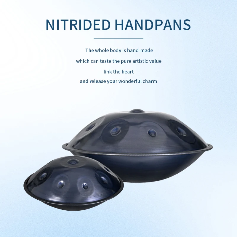 High Quality Handmade Handpan Drum Dc 04 Steel 10 Notes D Kurd Dark ...