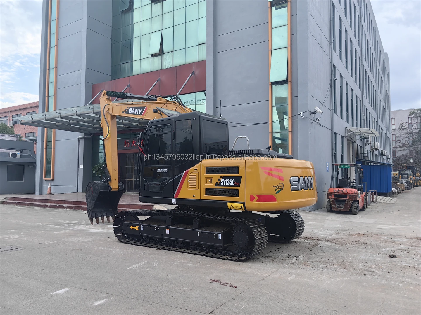 Sany Sy135c Excavator China Hydraulic Excavator With Good Maintenance ...