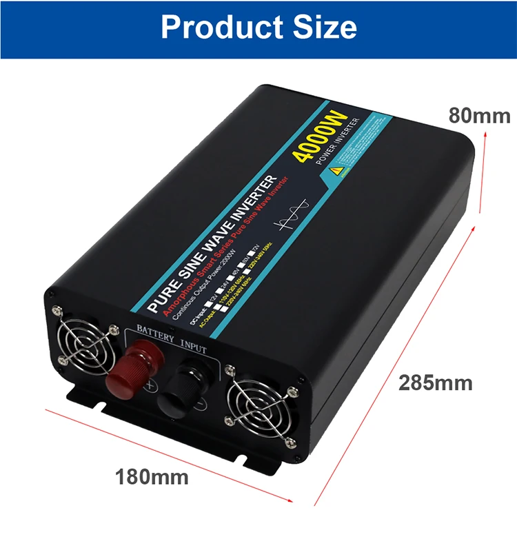 4000W 5000W DC/AC Inverters - Pure Sine Wave Power Solutions