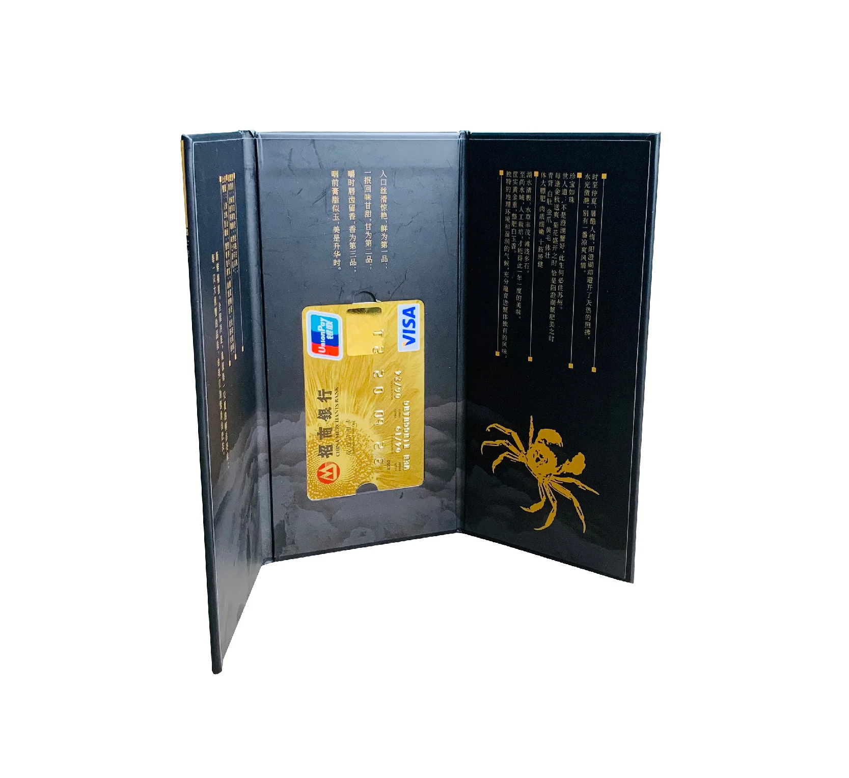 Luxury Recycled Gift Card Presentation Package Box Credit Card Vip Card ...