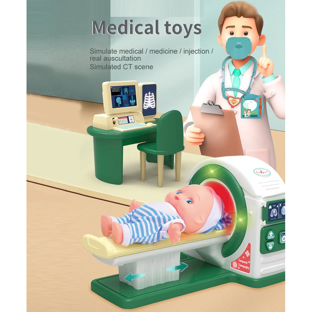 Educational Hospital CT Scan Machine - Play Doctor Set Toy