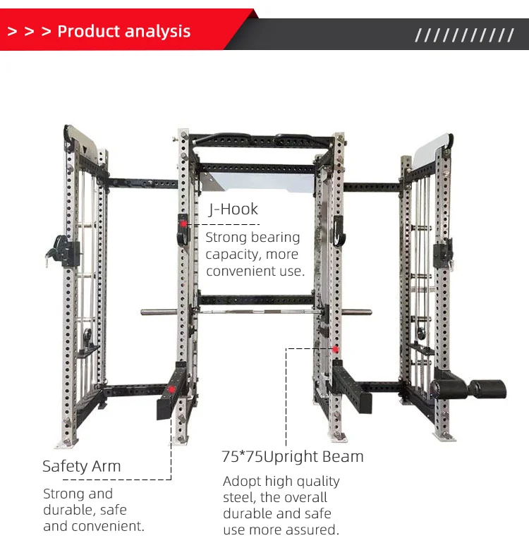 Hot Selling Fitness Gym Equipment Combination Commercial Squat Rack ...