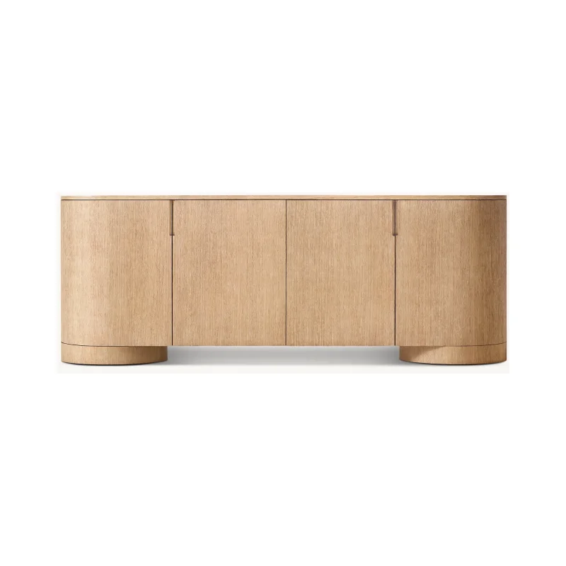 Living Room Furniture Antique Corta 4-door Sideboard Kitchen Wood ...