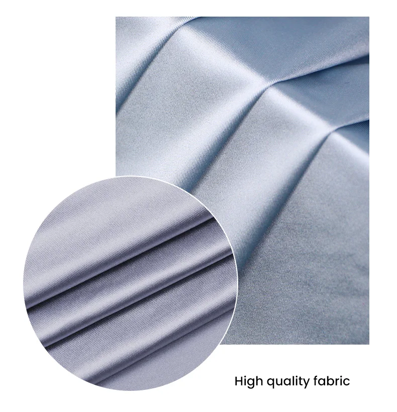 Quick-drying Four Way Stretch Polyamide Bikini Fabric Matte Weft Knit ...