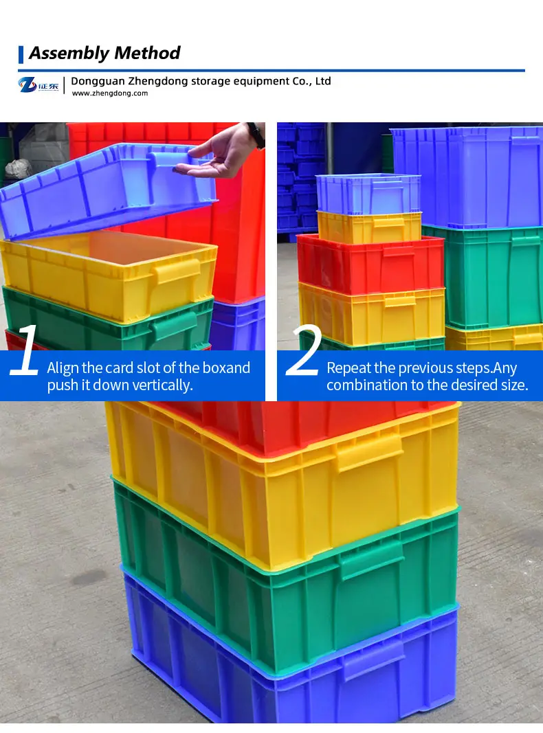 Hot Sell Large Logistic Transport Turnover Box Nesting Crate Storage ...