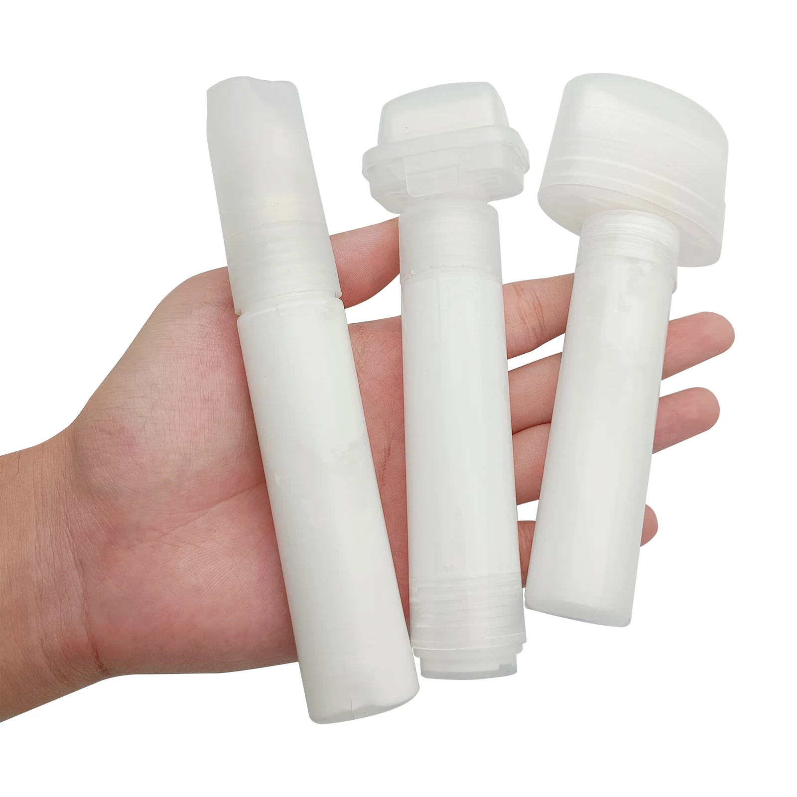 Flat Tip Transparent Art Markers Without Ink Refillable Empty Felt Tip ...