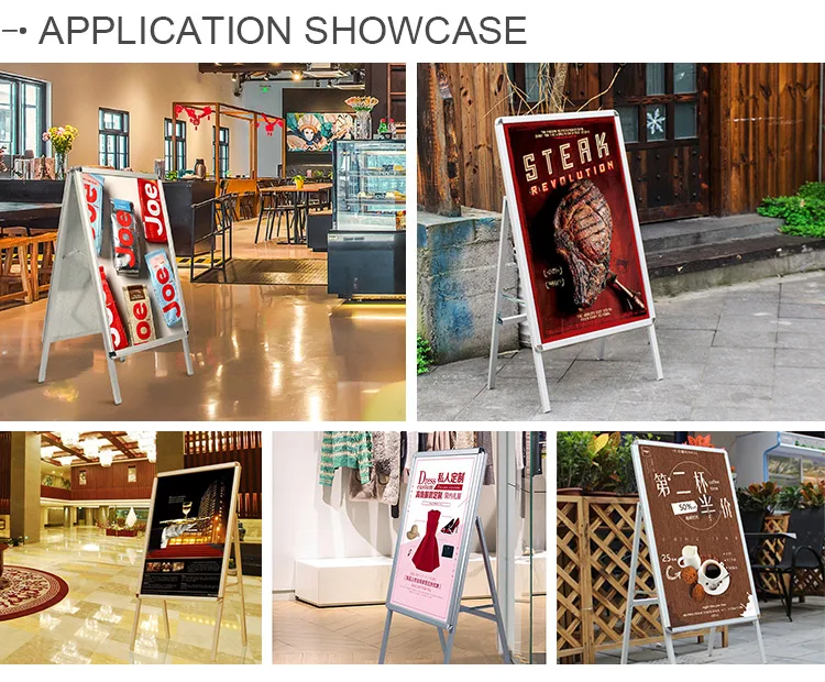 Portable Advertising A1 Poster Stands - Customizable & Durable