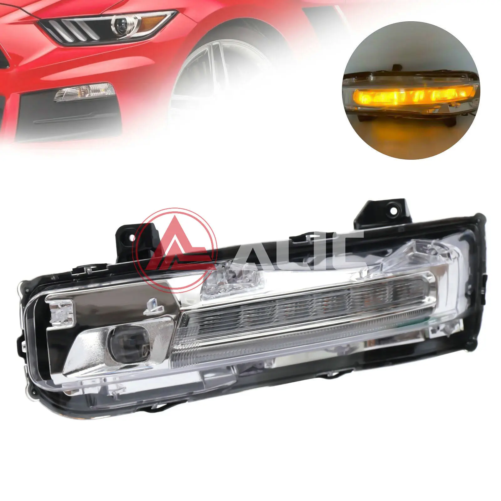 For 2018 2019 2020 Ford Mustang Left Driver Side Led Fog Lamp Light ...