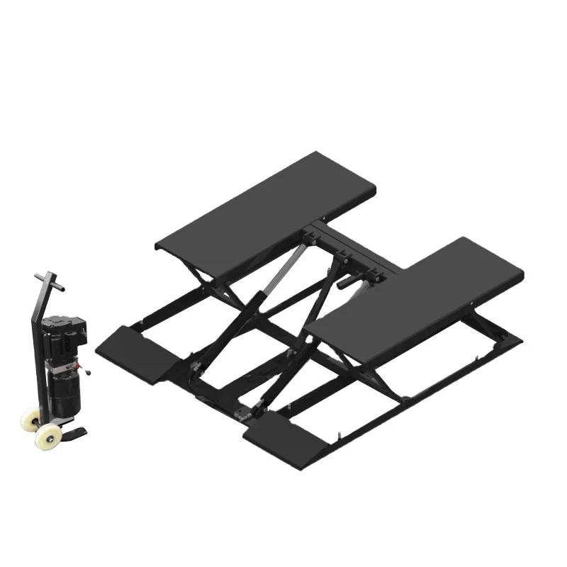 UNITE U-H45 Pantograph Scissor Car Lift Ultra-thin No Ditch Needed ...