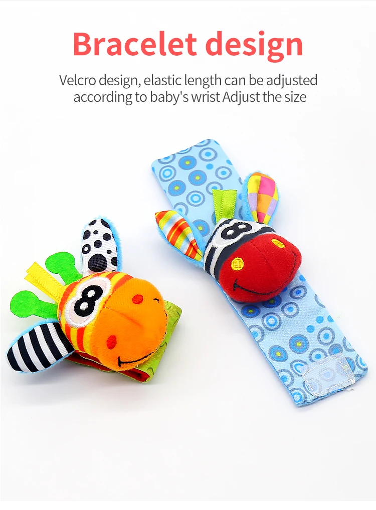 Infant Bed Bell Baby Kids Plush Toddler Baby Handbell