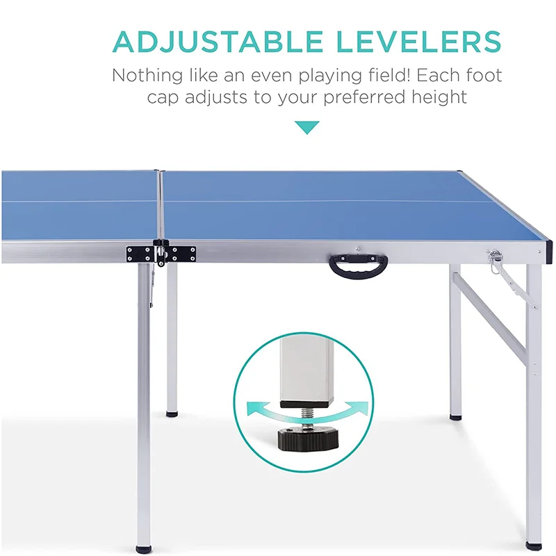 Foldable Table Tennis Table - Portable & Durable Design