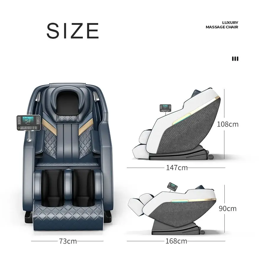 Hydro Korean Massage Chair Sl Track Foldable Luxury Robot Foot Spa ...