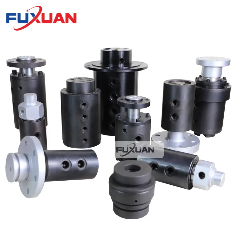 Customized Hydraulic Pneumatic Multi-channel Rotary Joint 2 3 Center ...