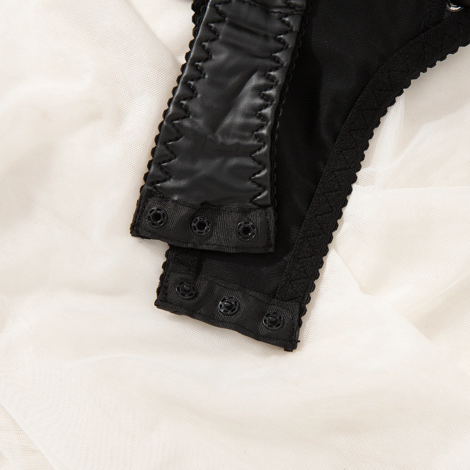 Sexy Pu Leather High-End Lingerie for Women Spicy Girl Style Gathering ...