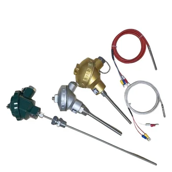 Er Sensor Pt100 Temperature Sensor Rtd Sensor Probe With Thermowell ...