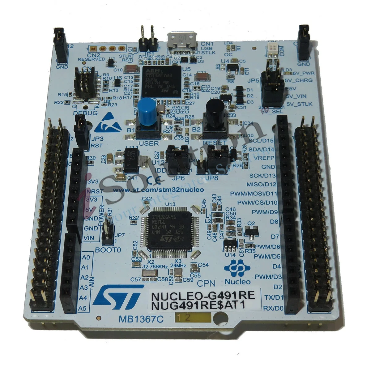Nucleo-g491re Stm32 Nucleo-64 Development Board Stm32g491re Mcu - Buy Nucleo-f334r8 nucleo ...