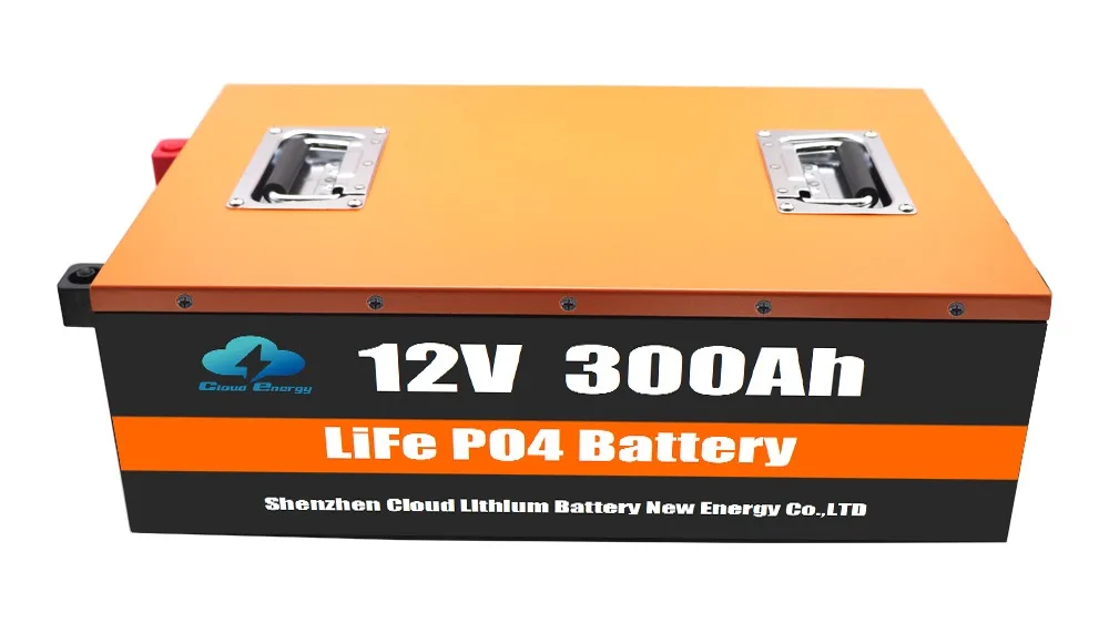 Cloud Energy 12v 300ah Lifepo4 Battery Pack Lithium-ion Rechargeableable 12v Lfp Lithium Ferrous ...