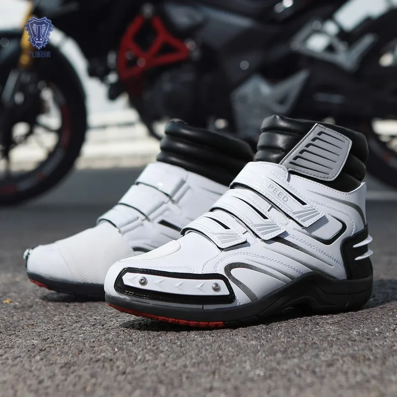 High Quality Fashion Motorcycle Biker Racing Leather Boots Pro Quality ...