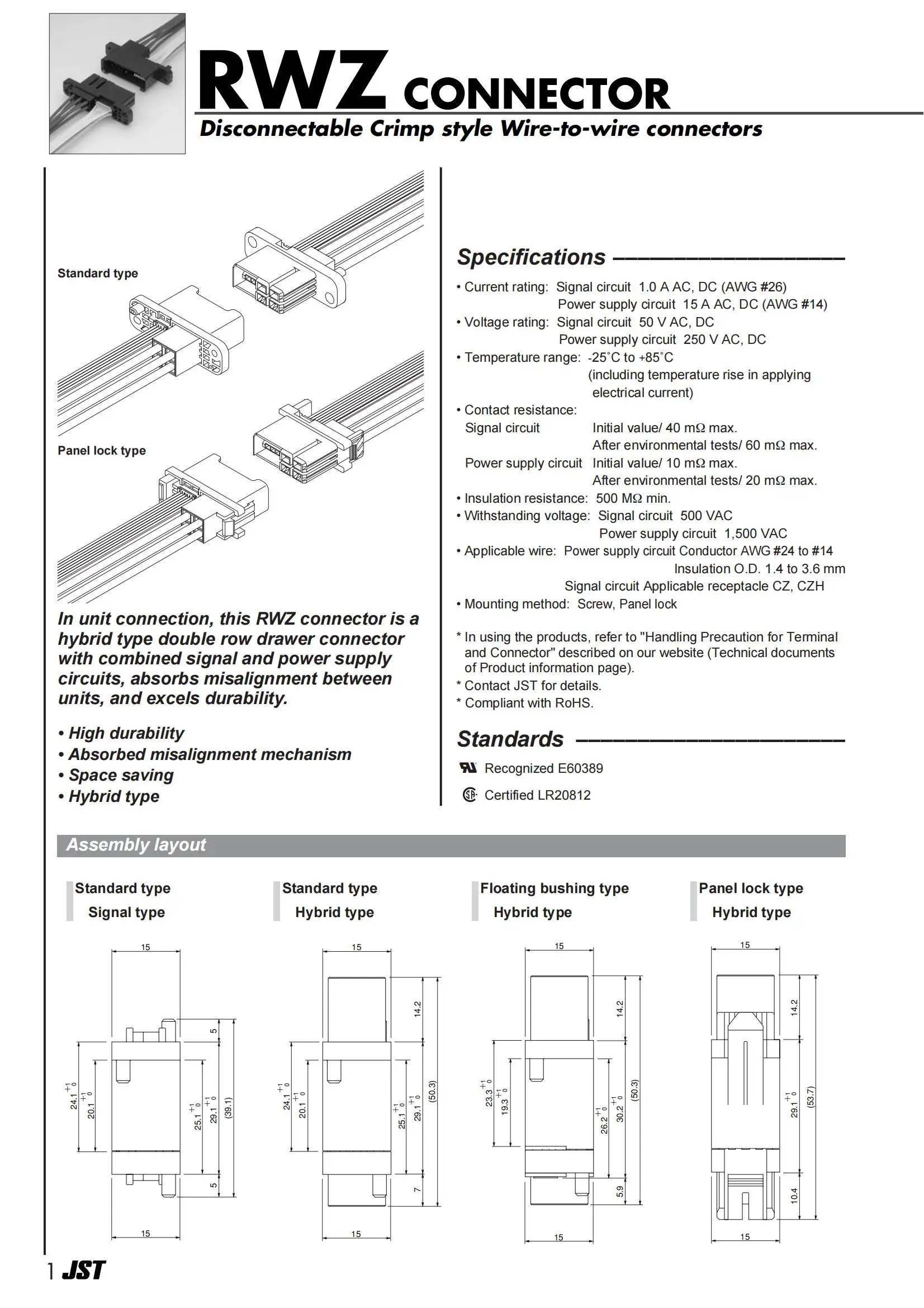 线对线连接器，抽屉连接器，双排，23r-rwzv-k2gg-p6，jst - Buy 导线连接器,Jst连接器,抽屉式连接器 Product ...