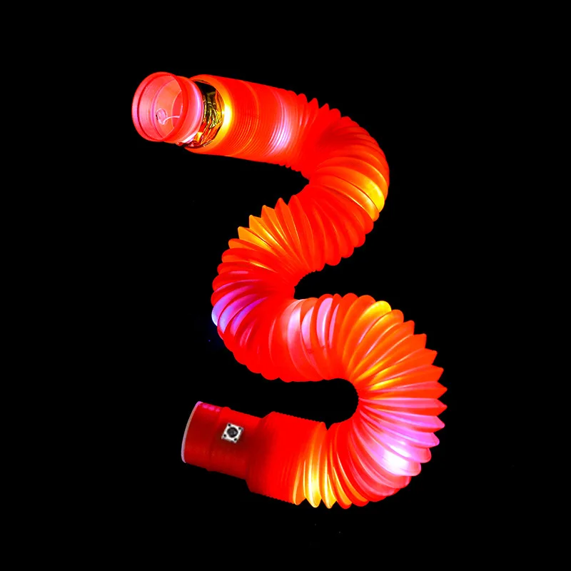 Jumbo Light Up Pop Tubes Fidget Toys Led Glow Tubes Sensory Toys In The ...