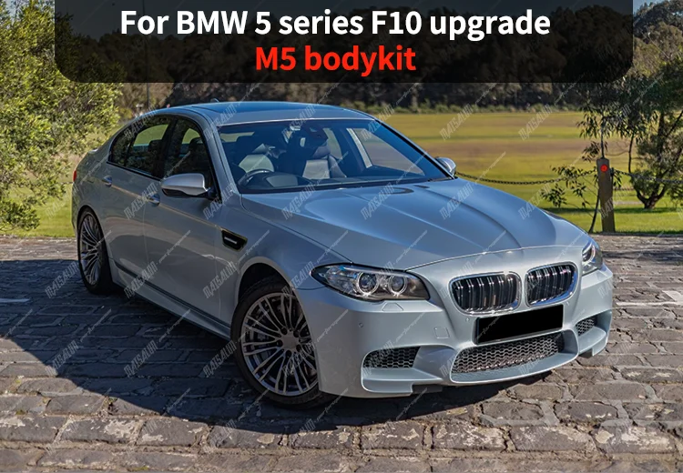 F10 Car Bumper Body Kit Upgrade To M5 Style Bodykit For Bmw 5 Series ...