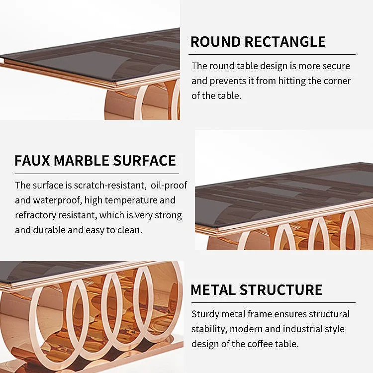 Modern Stainless Steel Dining Tables Factory Style Modern Design Tables ...