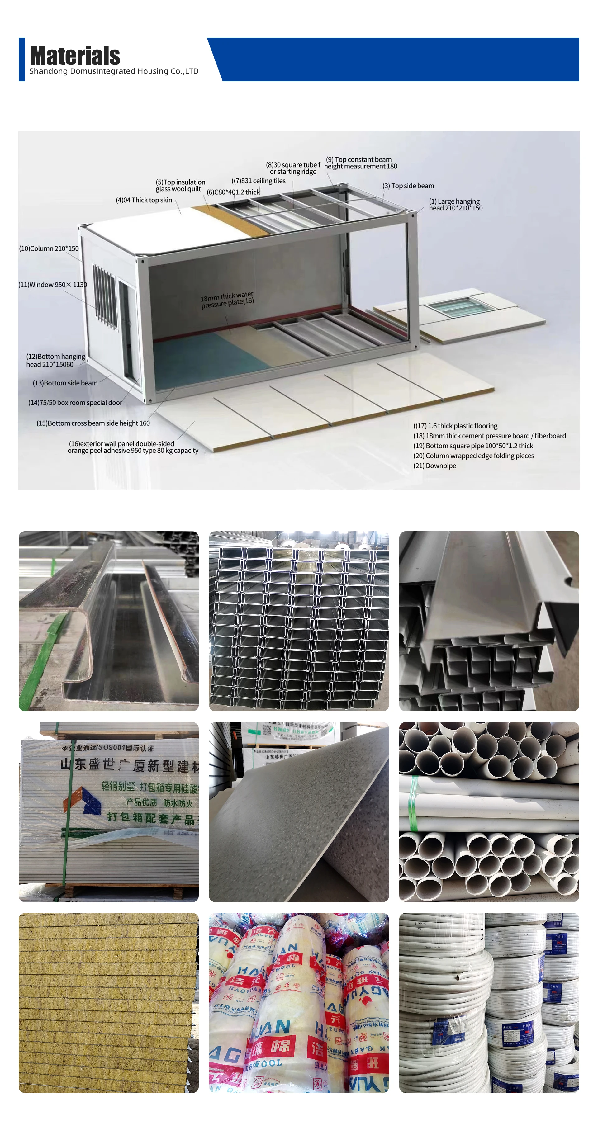 Detachable Container House 20ft 30ft Low Cost Detachable Prefabricated ...