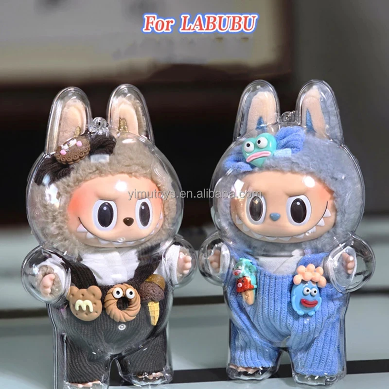 LABUBU POPMART Original Toy Figure Display Case Protector