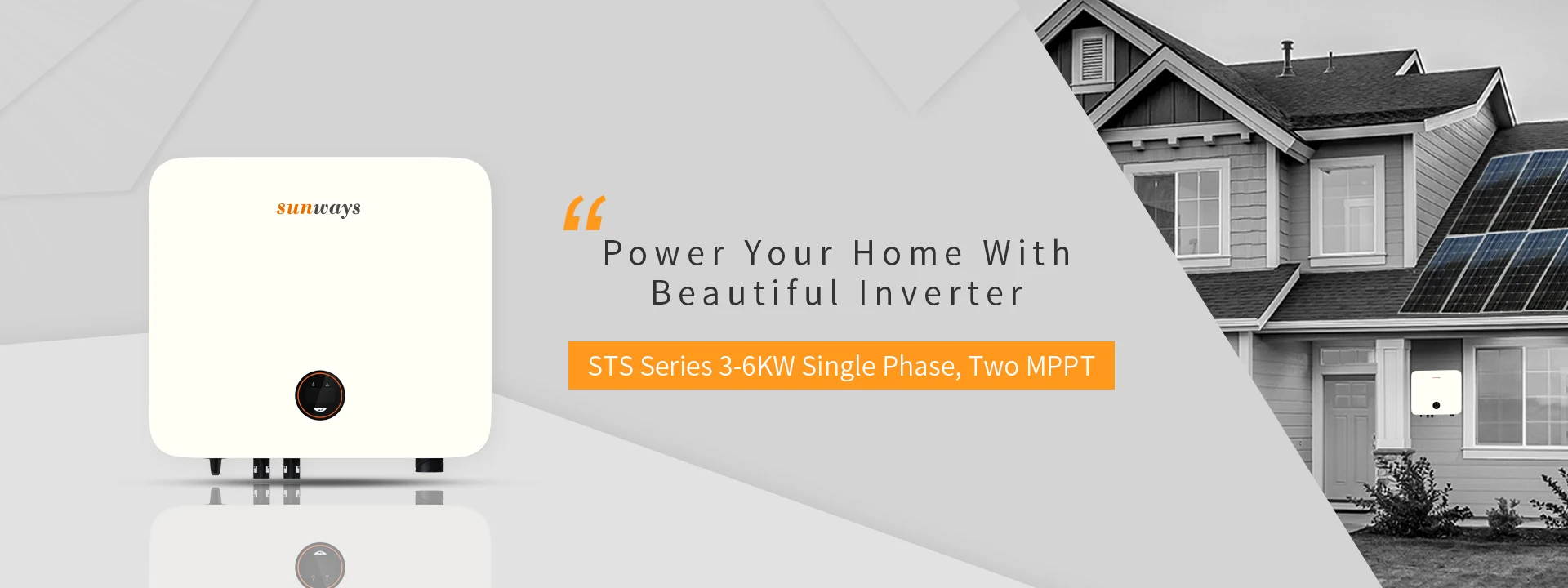 Sunways 3KW Grid Tie Solar Inverter Price with Dual MPPT & 99.9% ...