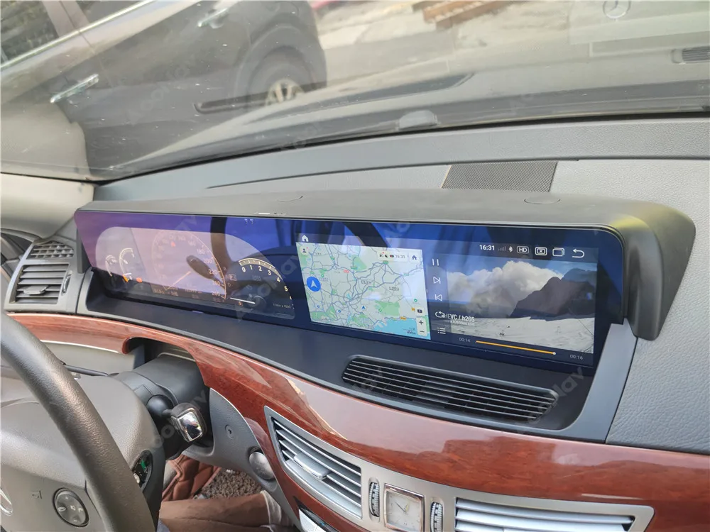 256GB Android Car Radio for Mercedes BENZ S Class W221