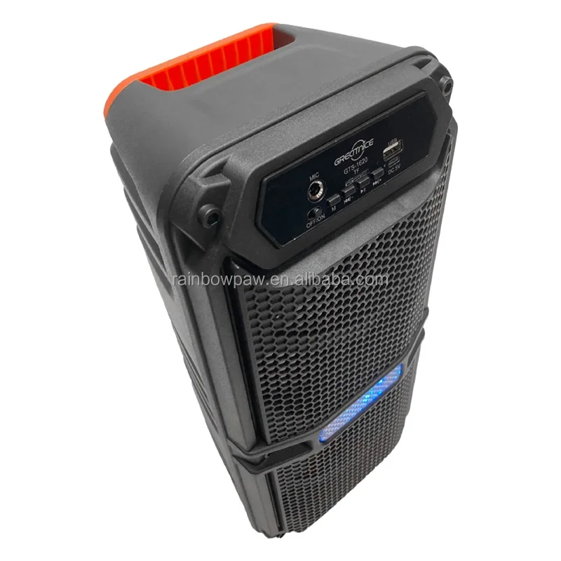 2022 Kts Gts Portable Bt Wireless Party Speaker With Led Light Dual 6.5 ...