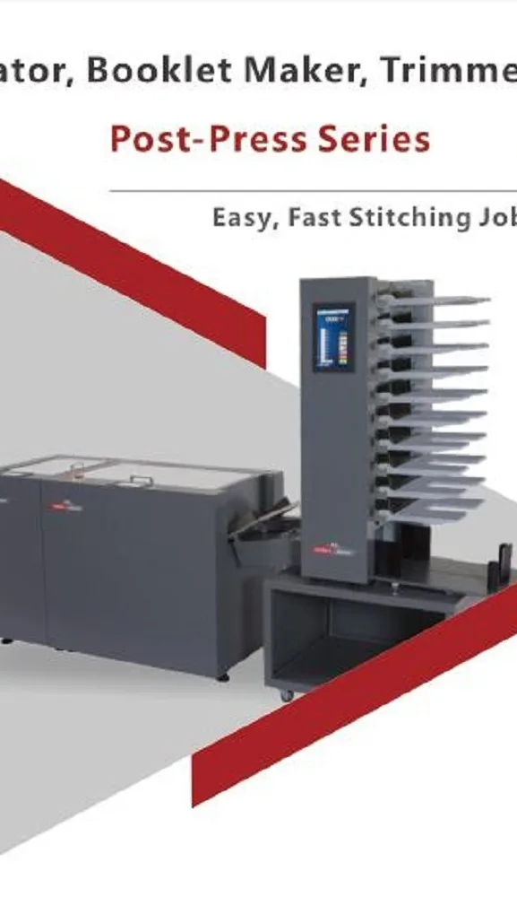 Automatic 10 Bins Paper Collator Stapler Folding Booklet Maker Machine ...