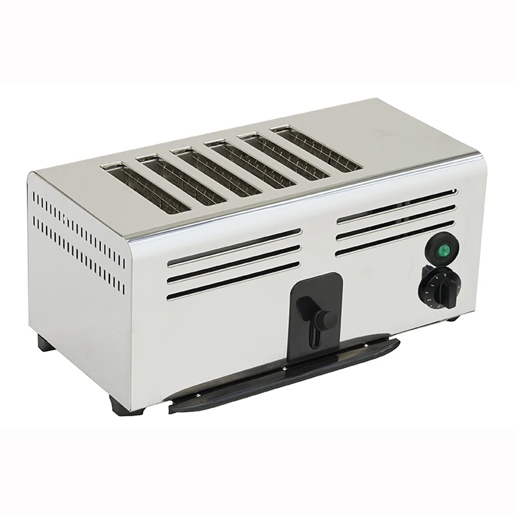 Commercial Stainless Steel 4 Slice Slot Bread Toaster With Timer - Buy ...