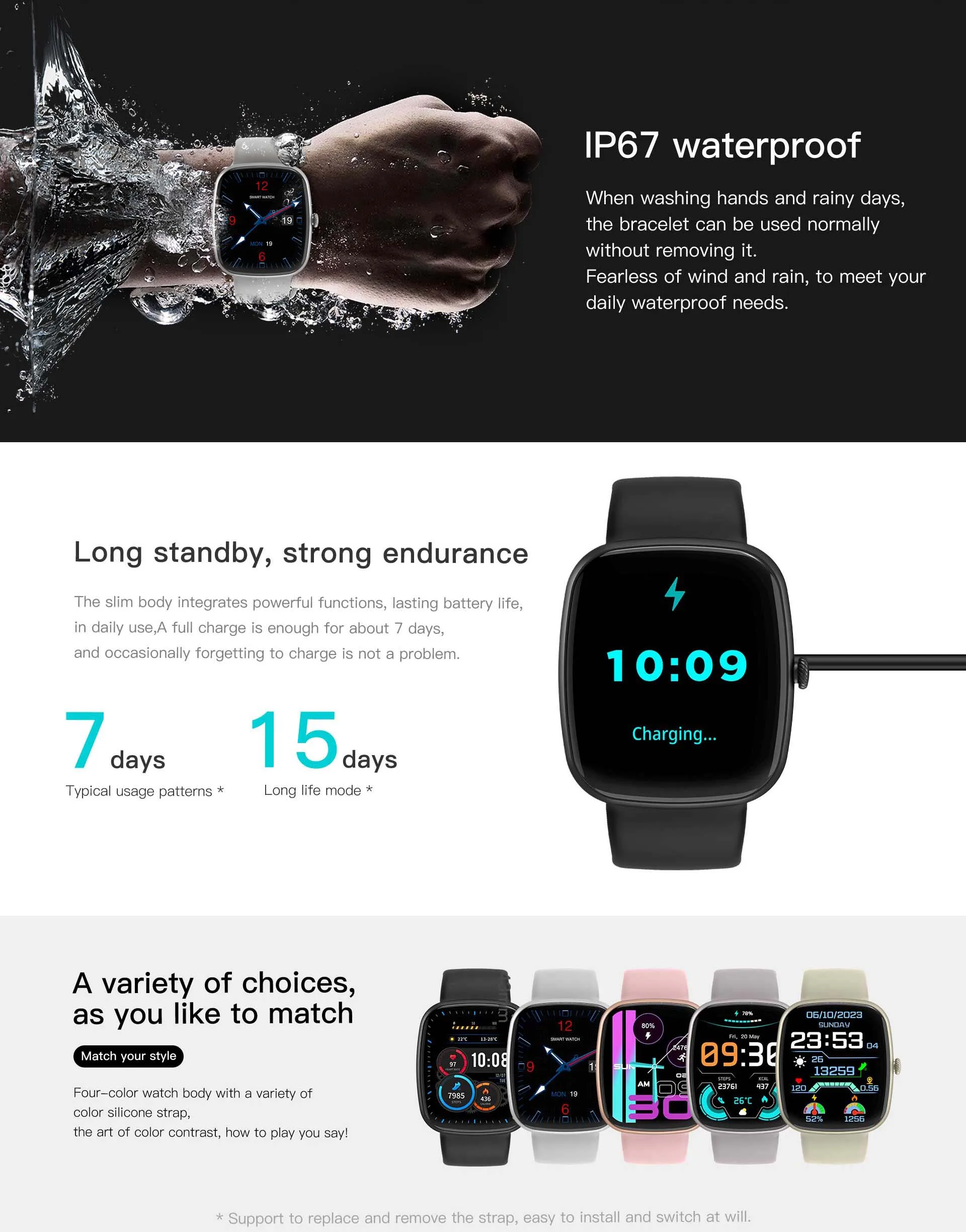 VALDUS VS10 Smartwatch - AI Voice Assistant & Fitness Tracker