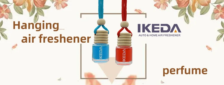Ikeda 4 Ml 8 Liquid Airfreshner Glass Bottle Scent Car Hanging Air ...