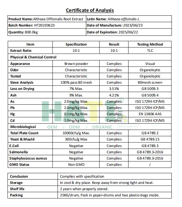 Althaea Officinalis L Althaea Officinalis Root Extract Powder 10:1 ...