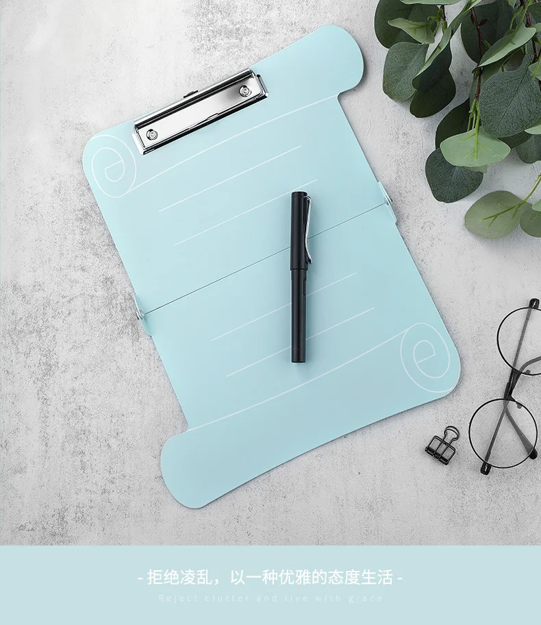 Fashion Design Checker Metal Jumbo Binder Paper Clip For A4 Clipboard ...