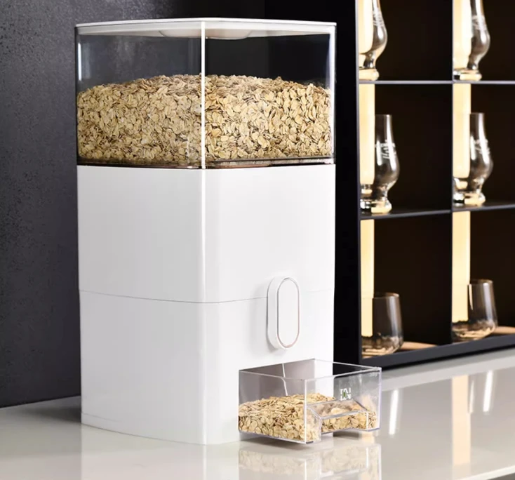 Rotary Airtight Storage Container Dry Food Wheat Flour Rice Cereal ...