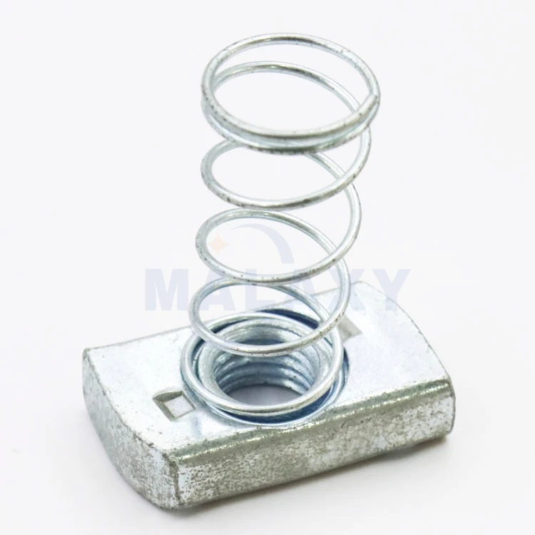 Malaxy Standard Spring Zinc Plated Unistrut Nut Strut Channel Nuts ...