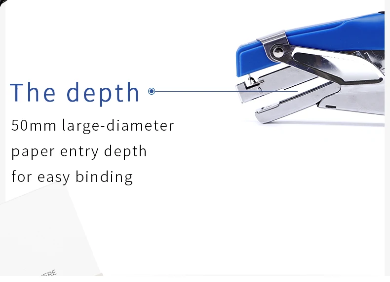 High Quality Custom Logo Office Desktop Hand-Held Metal Stapler