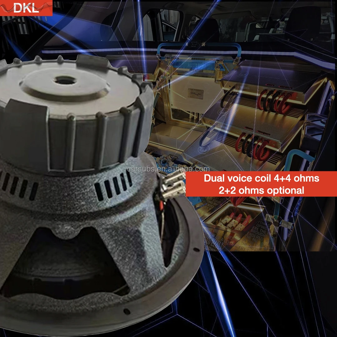 Car Spl Subwoofer Speaker 10 Inch Competition Sub Rms 500w Strong Punch ...