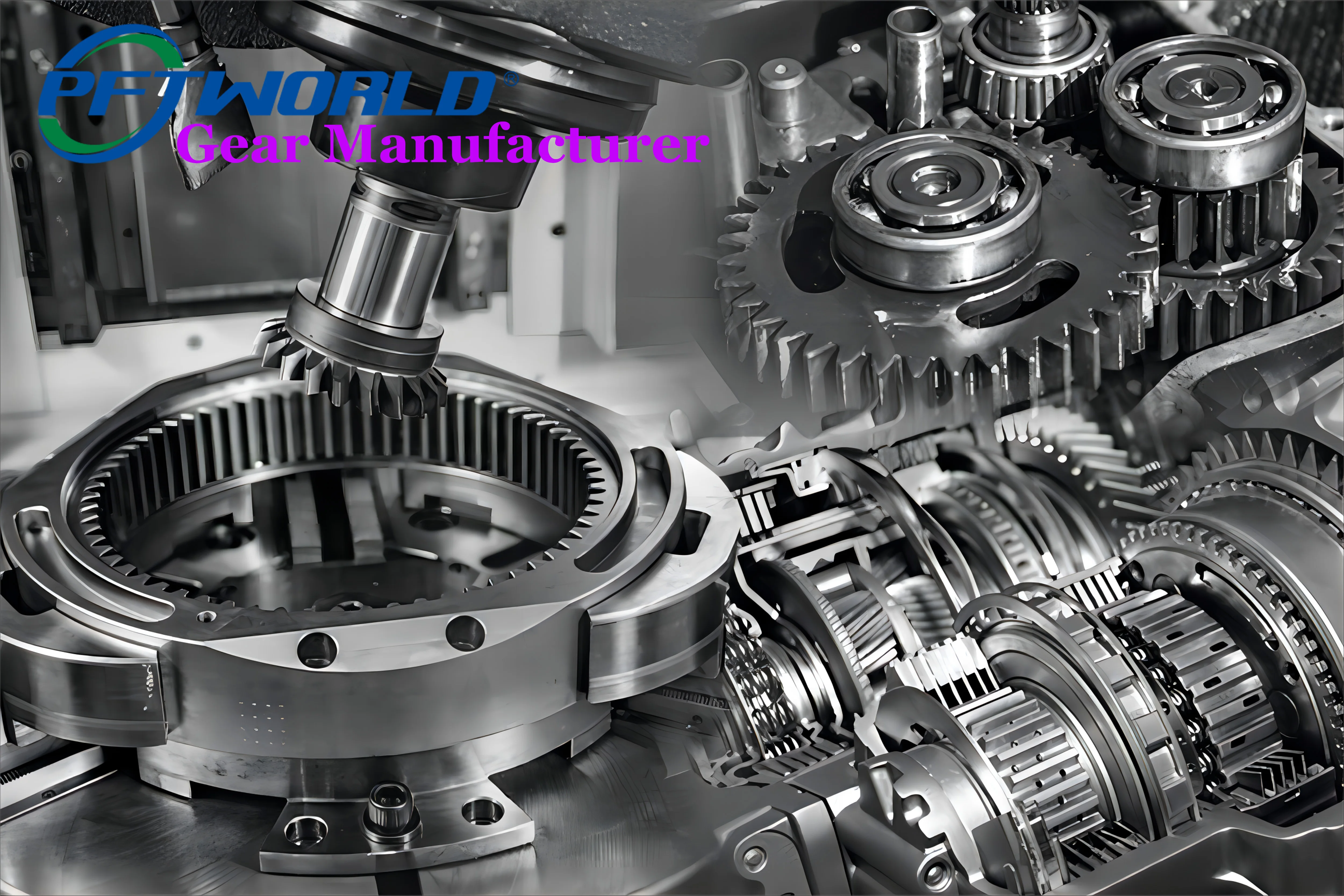 Custom Spiral Bevel Helical Worm Wheel Planetary Steel Gear Rack and ...