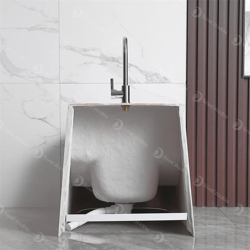 W09A 2024 New Muslim Prayer Basin - Acrylic Wudu Foot Washer