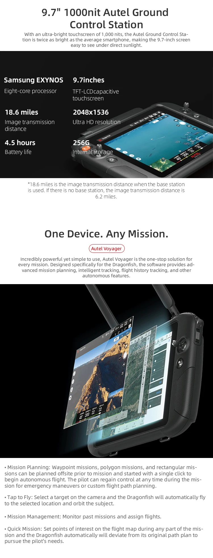 Autel Robotics Dragonfish Series Industrial Drone Vtol Dragonfish Lite ...