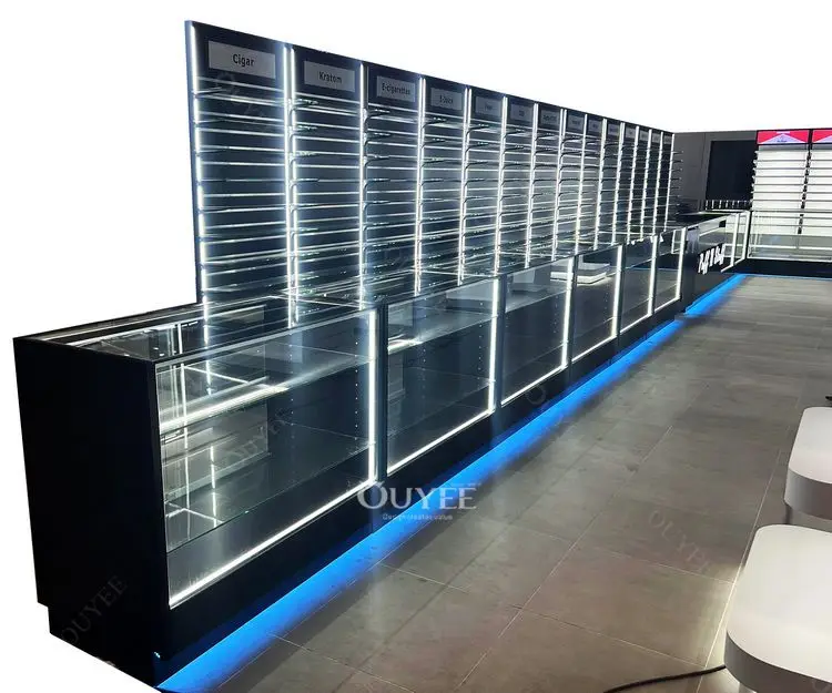 Custom Tobacco Counter Retail Display Cabinets Display Counters ...