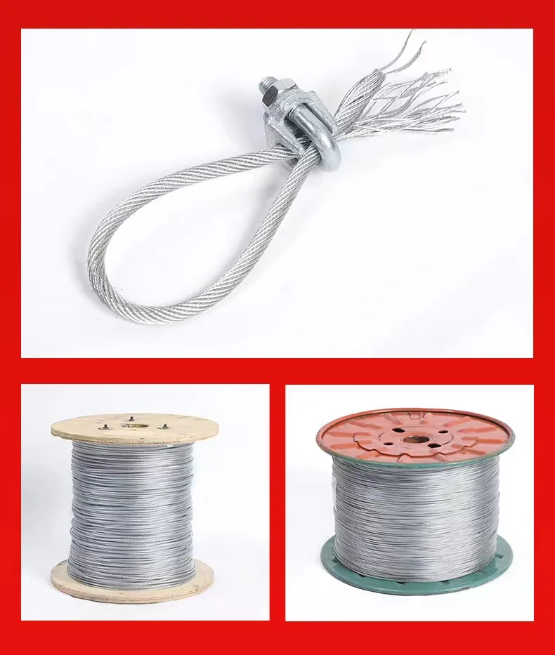 Factory Production Stainless Steel Wire Rope Cable 1mm 2mm 3mm 4mm 5mm ...