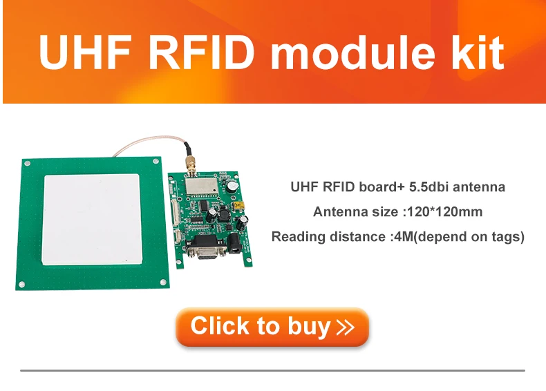 UHF RFID Development Module Kit with RFID Chip Technology, OEM