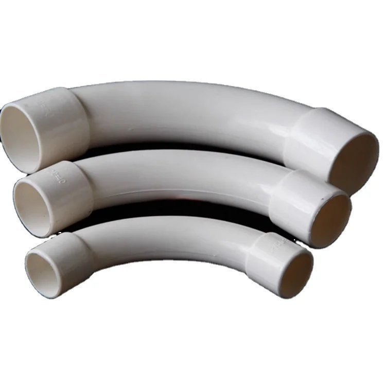 2 Inch 90 Degree Pvc Rigid Elbow Bell End Schedule 40 Pipe Connectors ...