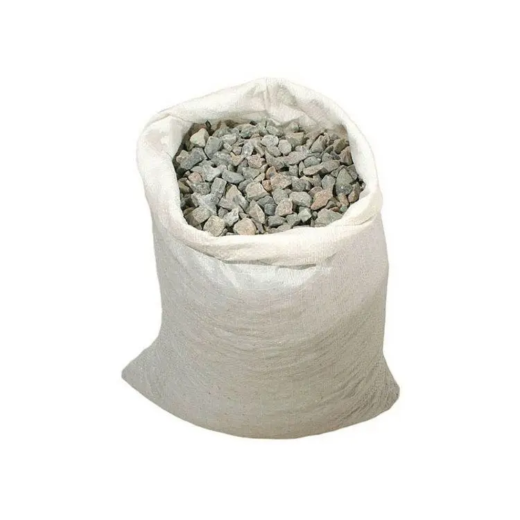 Waterproof PP Woven Stone Bag 100Kg Sack Bag For Packing Wheat Flour ...