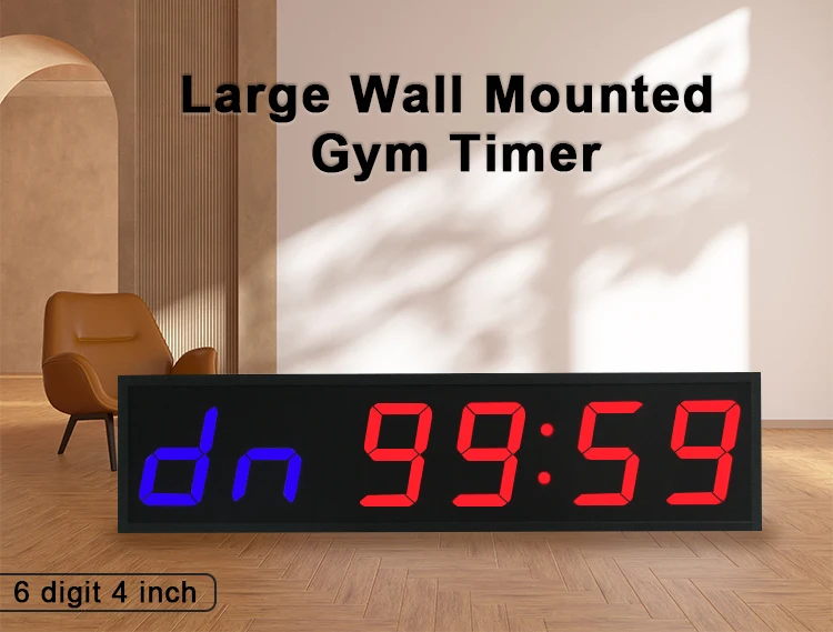 Cheetie 6 Digit Portable Led Programmable Crossfit Racing Mechanical ...